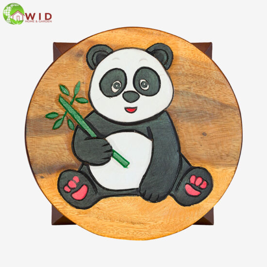 Children's Wooden Stool Panda - pirates, fantasy, farm and character ...